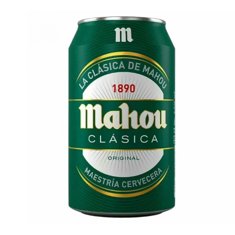 Cerveza clásica Mahou (330 ml) - Mercadito Hola America