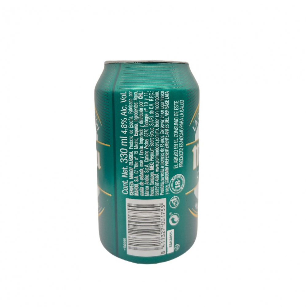 Cerveza de lata Mahou clásica (24 x 330 ml) - Mercadito Hola America