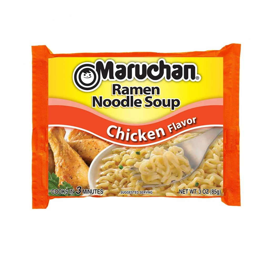 Sopa instantánea de fideos sabor a pollo Maruchan (85 g / 3 oz ...