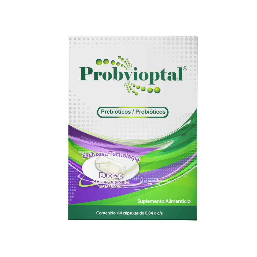Prebióticos y probióticos Probvioptal (60 cápsulas) - Mercadito Hola ...
