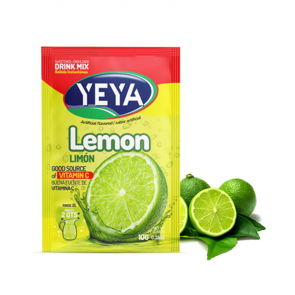 Refresco instantáneo -con azúcar- sabor a limón Yeya (10 g) - Mercadito ...