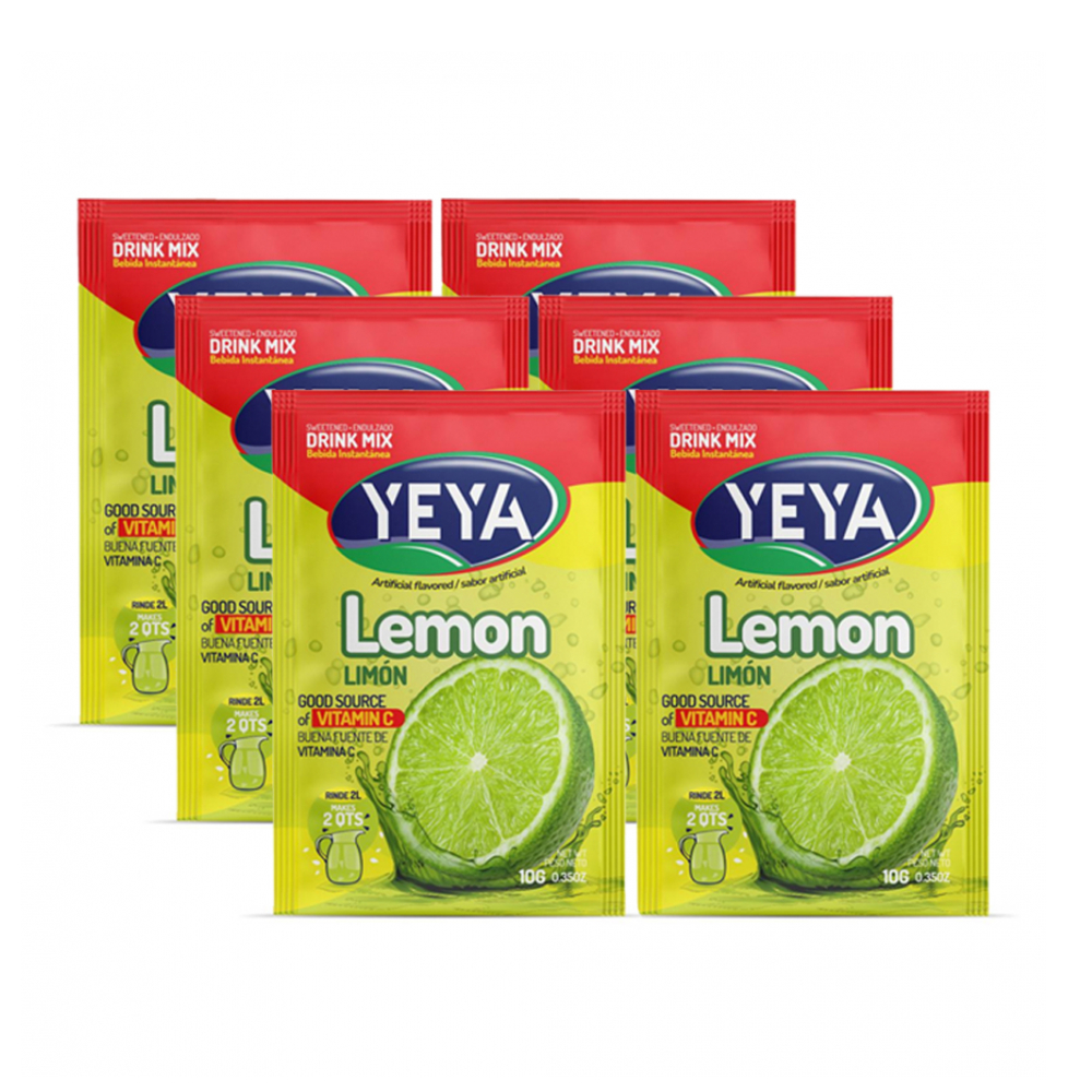 Refresco instantáneo -con azúcar- sabor a limón (6 x 10 g) - Mercadito ...