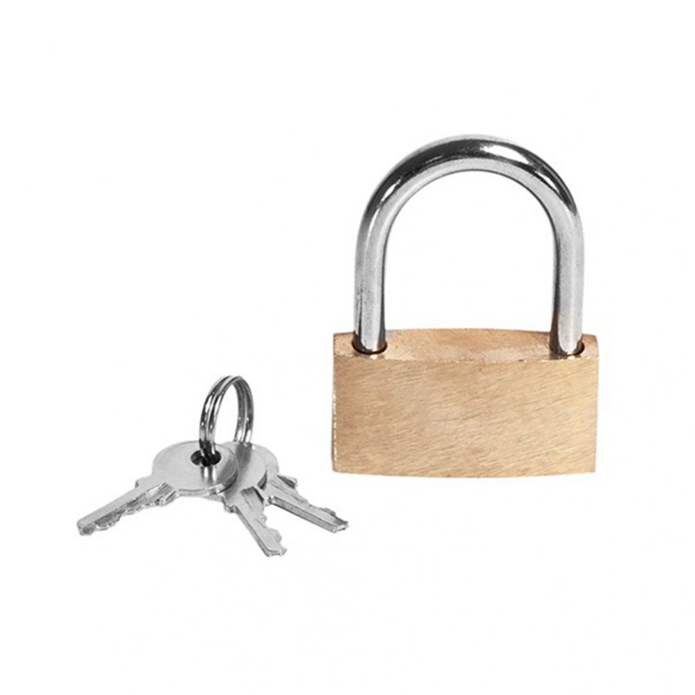 Candado de seguridad bronce 45 mm - Mercadito Hola America