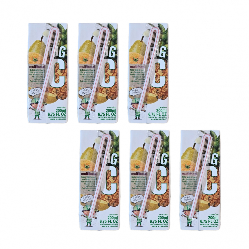 Jugo de multifruta Big C (6 x 200 ml) - Mercadito Hola America