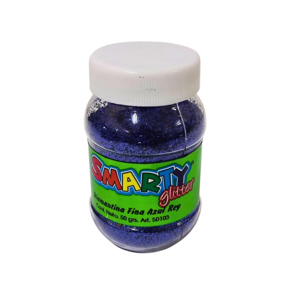 Diamantina fina azul rey Smarty Glitter (50 g / 1.7 oz) - Mercadito ...