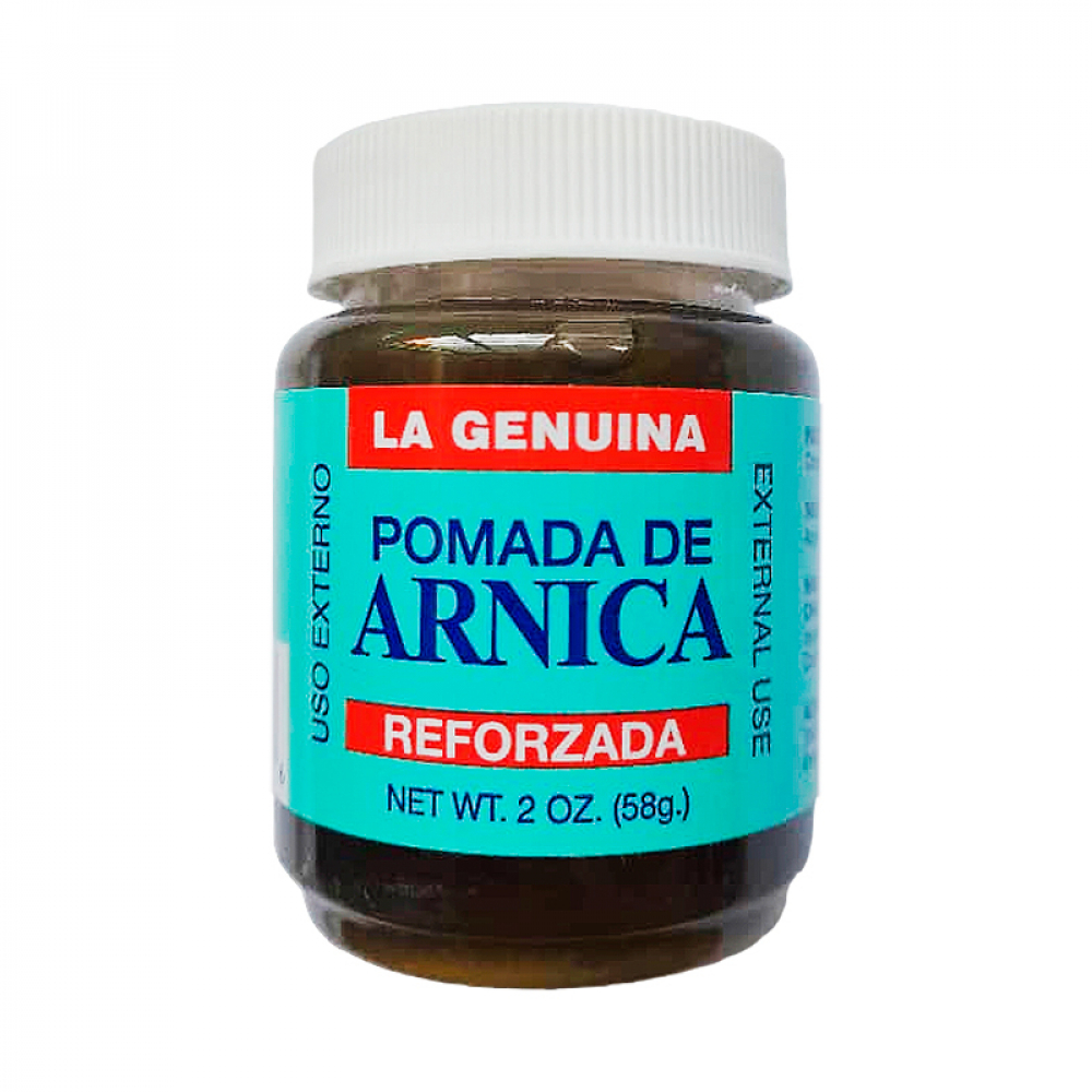 Pomada de árnica reforzada (58 g / 2 oz) - Mercadito Hola America