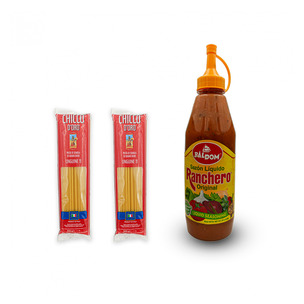 Combo Mixto 3. Linguines y Sazón Líquido - Mercadito Hola America