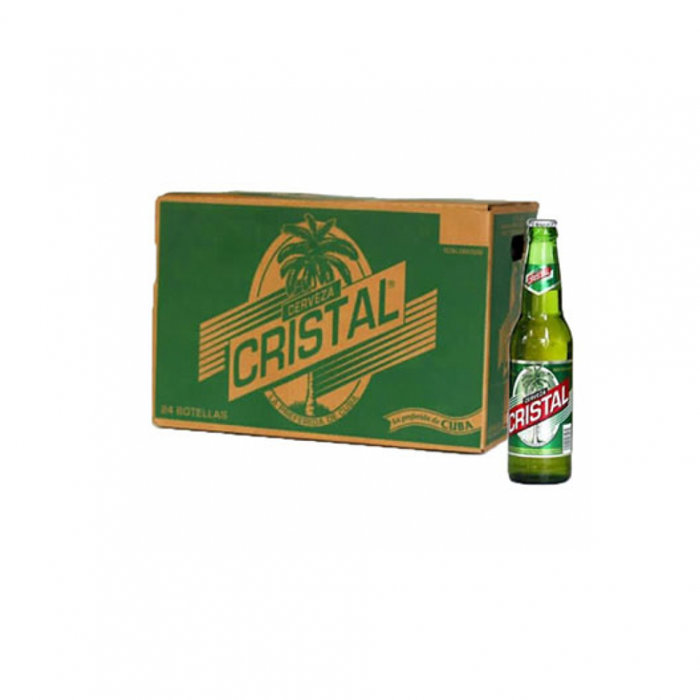 Cerveza de botella Cristal (24 x 350 ml) - Mercadito Hola America