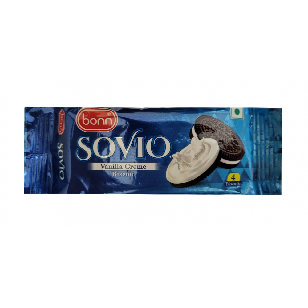 Galleta de crema de vainilla Sovio (30 g /1.06 oz) - Mercadito Hola America