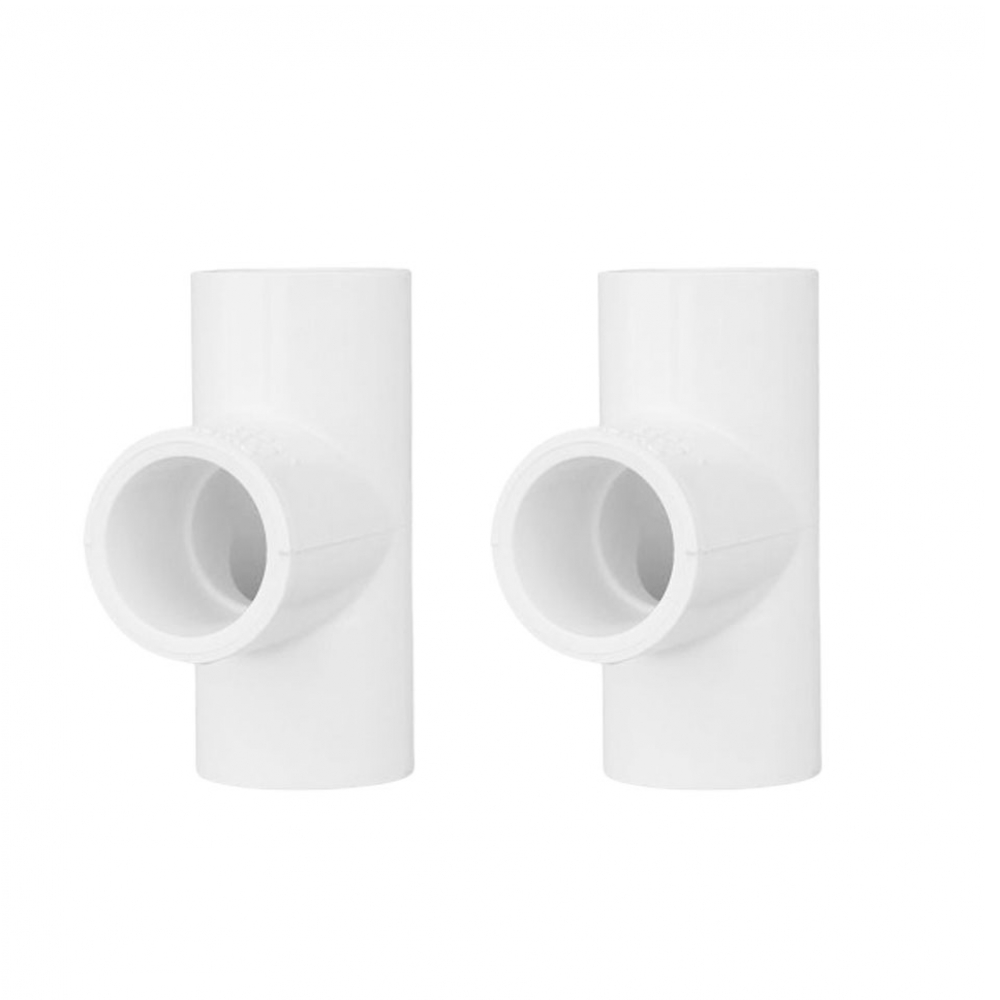 Conector PVC tipo T de 2'' (2 U) - Mercadito Hola America