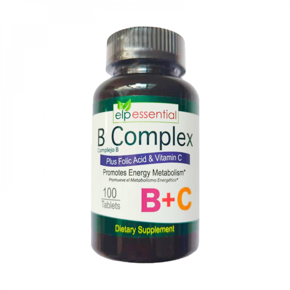 Complejo Vitamínico B (100 tabletas) - Mercadito Hola America