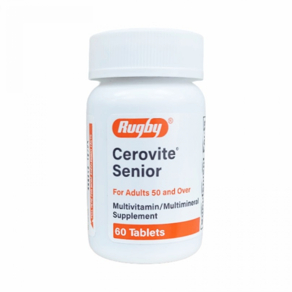 Suplemento multivitamínico y multimineral. Cerovite Senior (60 tabletas ...