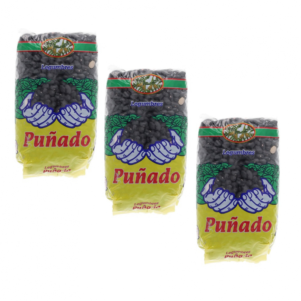 Alubias negritas - frijoles negros - Puñado (3 x 500 g / 1.1 lb ...
