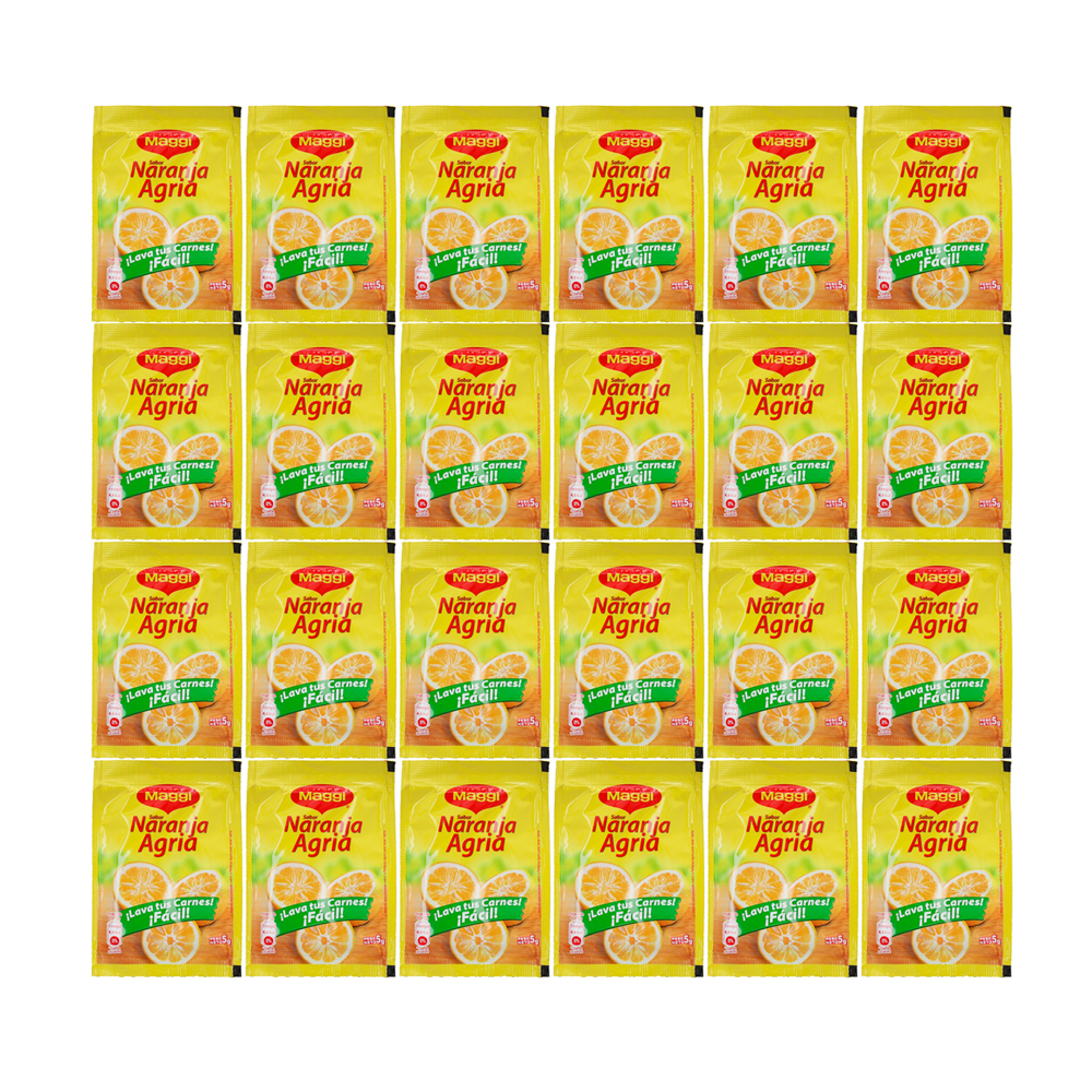 Sazón sabor naranja agria Maggi (24 x 5 g) - Mercadito Hola America