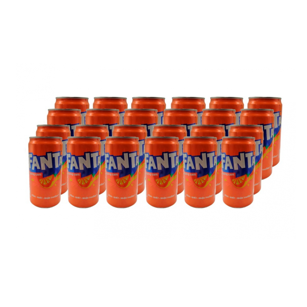 Refresco con sabor natural de naranja Fanta (24 x 235 ml) - Mercadito Hola America