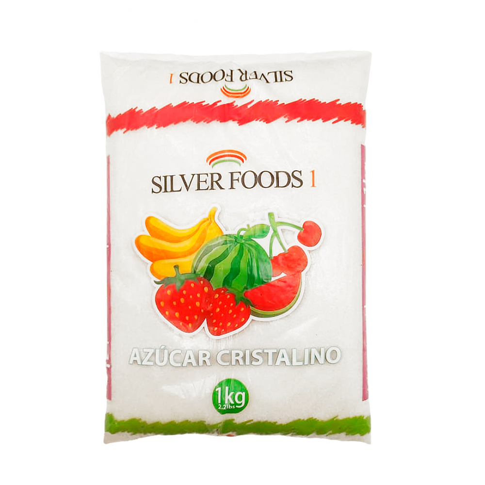 Azúcar blanca Silver Foods (1 kg / 2.2 lb) - Mercadito Hola America
