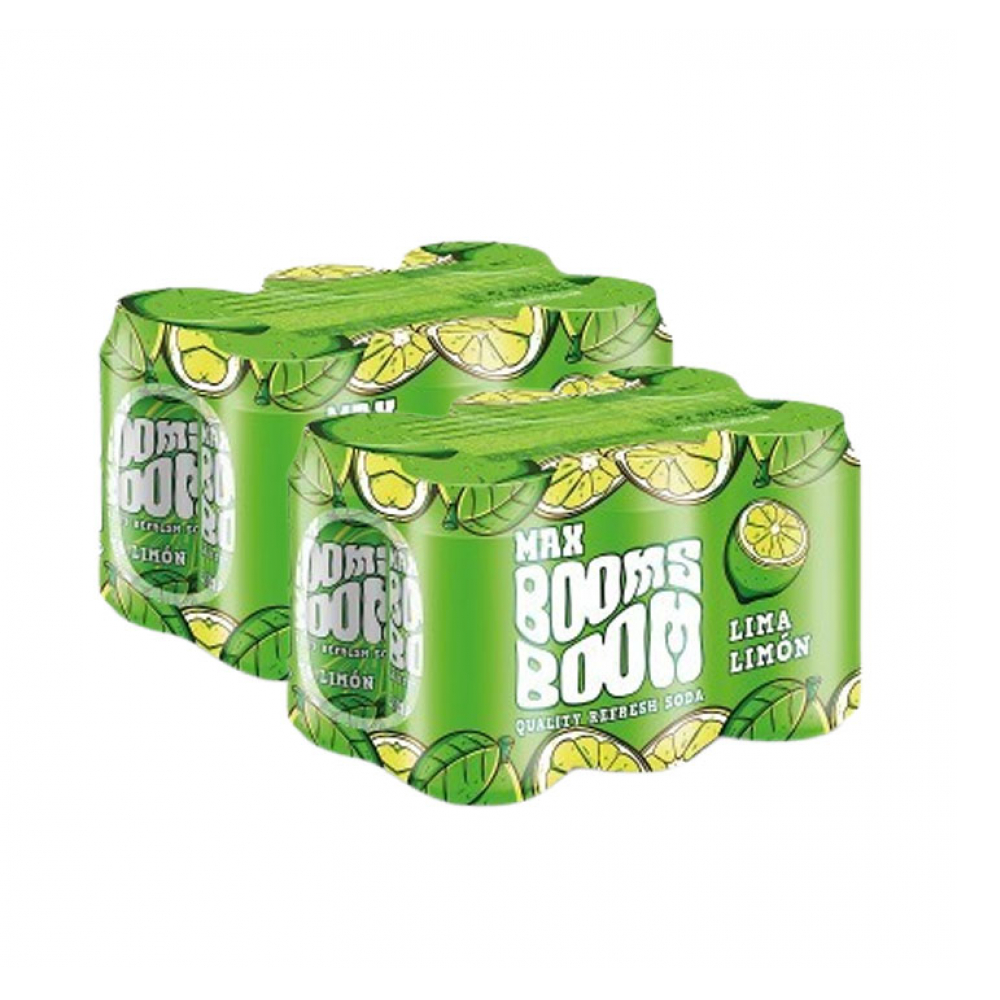 Refresco gaseado de limón Max Booms Boom (12 x 330 ml) - Mercadito Hola ...