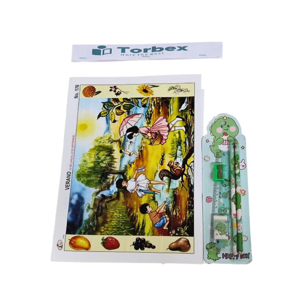 Estuche educativo con laminas de adivinanzas de vegetales, verano ...