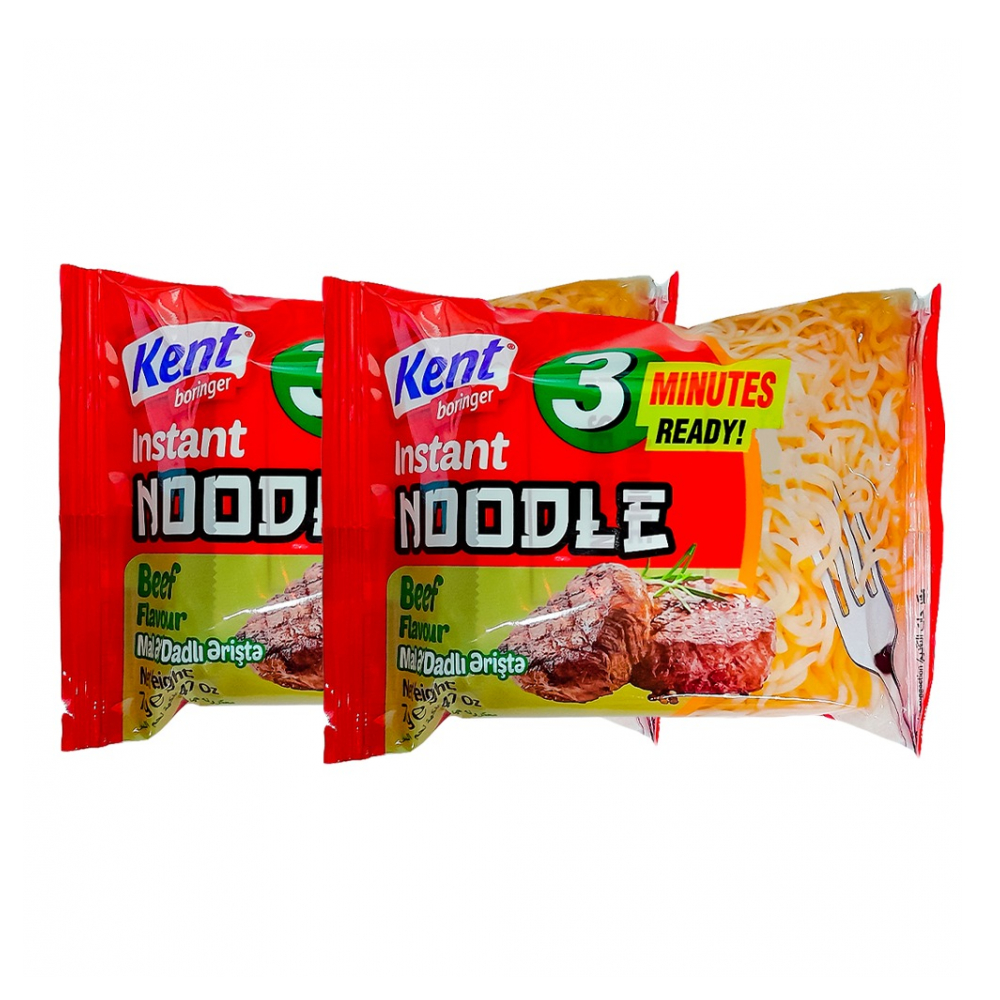 Fideos instantáneos sabor carne de res (2 x 70 g / 2.4 oz) - Mercadito ...