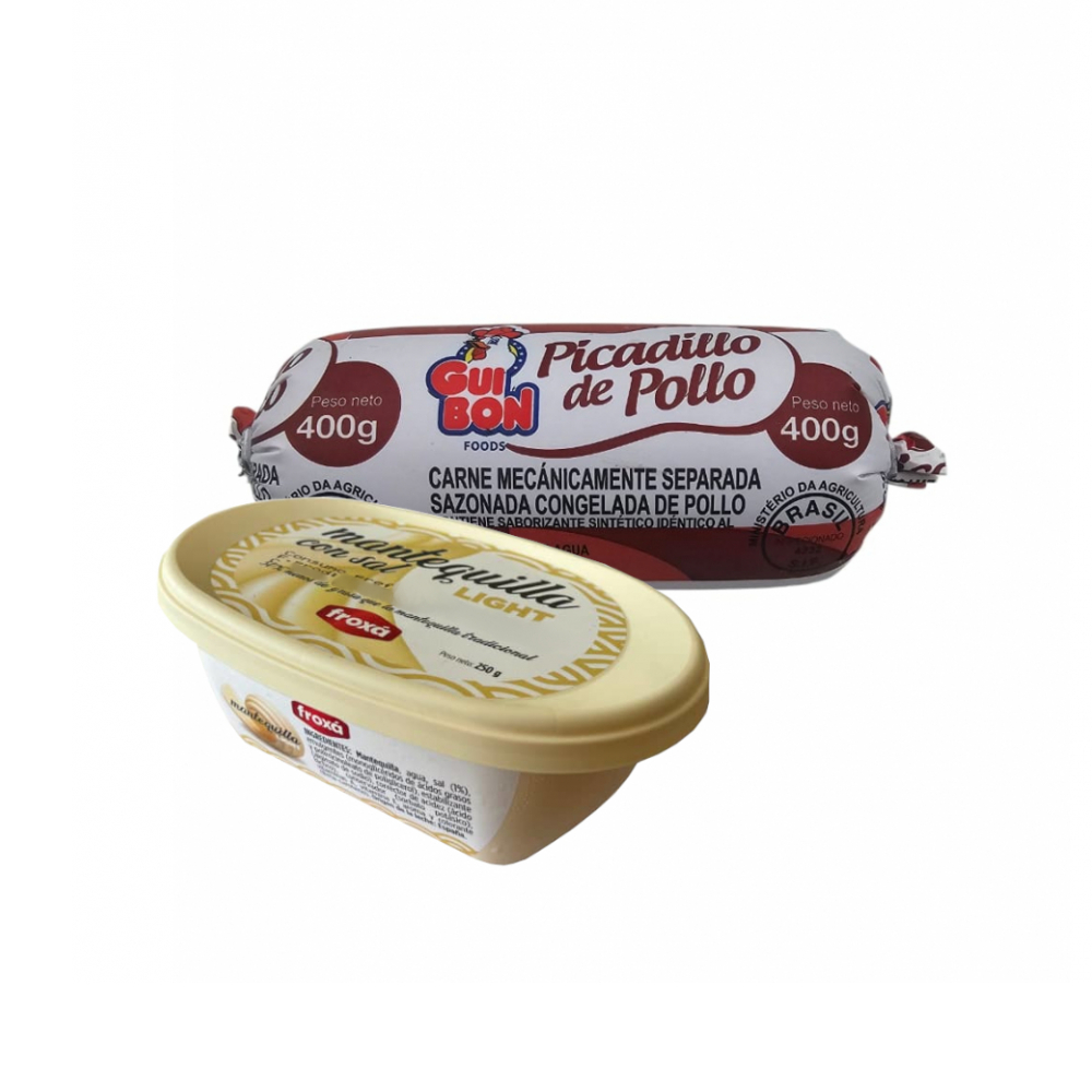 Picadillo de pollo Gui Bon + Mantequilla con sal Froxá - Mercadito Hola ...
