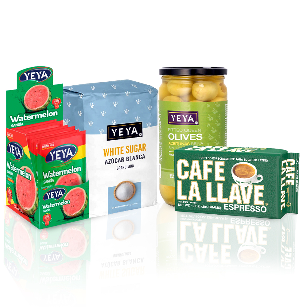 Combo Café Cubano: Azúcar Yeya + Café La Llave + Aceituna Reina ...