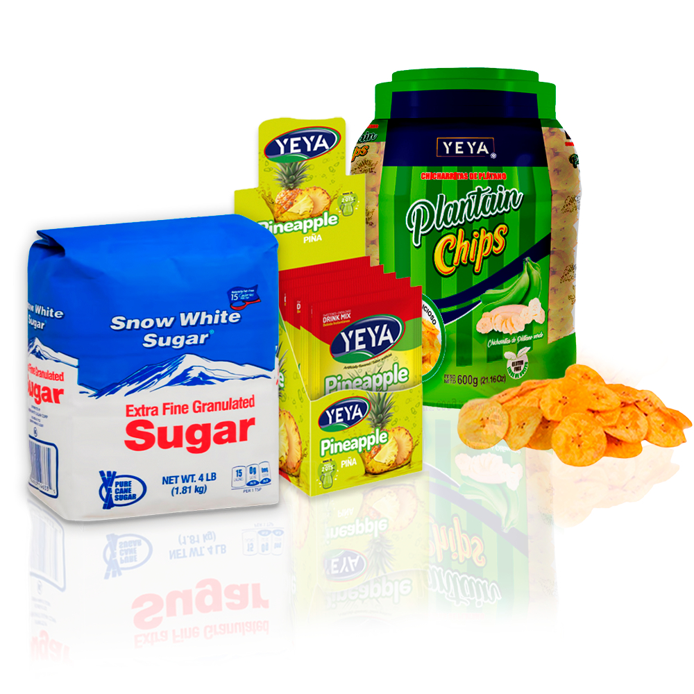 Merienda dulce: Azúcar Snow White + Refresco instantáneo de piña ...